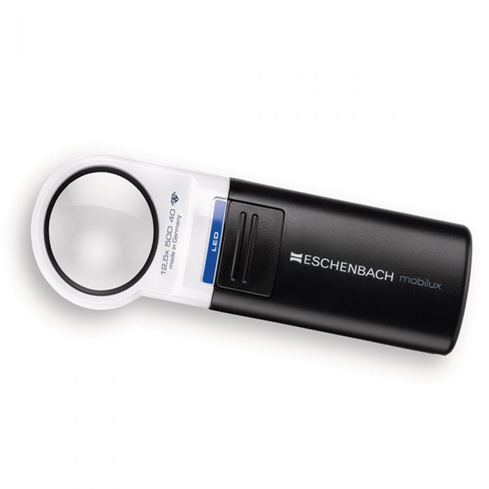 Mobilux LED Hand-held Magnifier - 12.5x | Adelaide Optical Centre