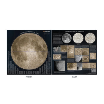 Celestron Observers Map of the Moon | Adelaide Optical Centre